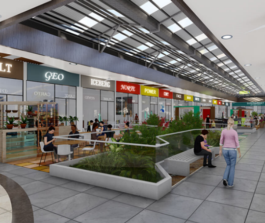 Fuente; Mall & Retail.